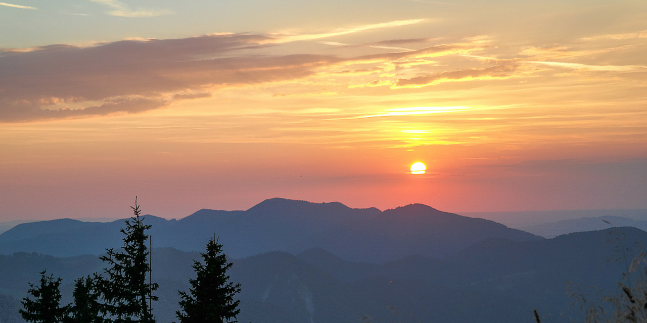 Auf den Laber zum Sonnenuntergang