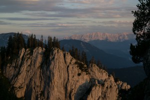 Auf den Laber zum Sonnenuntergang
